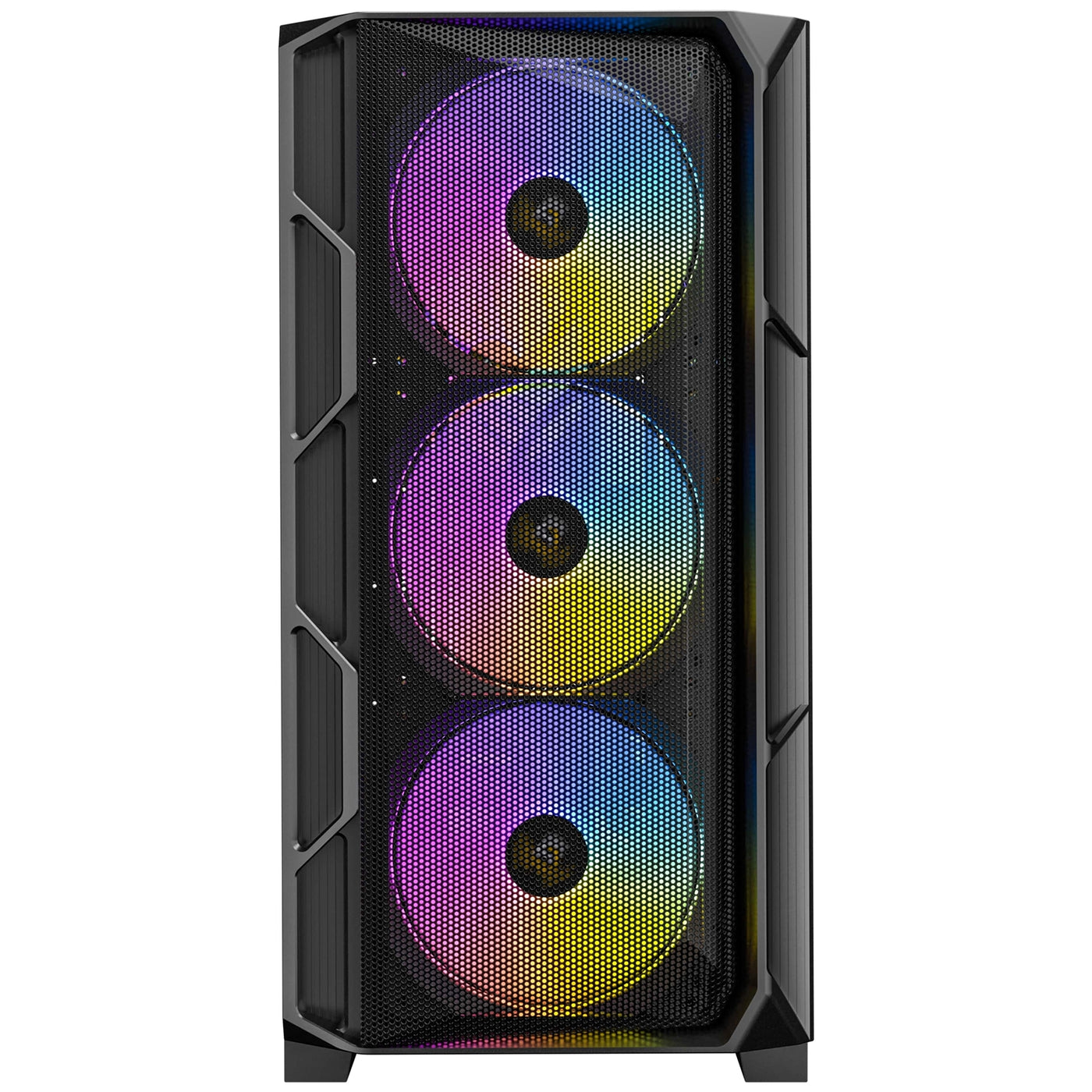 Antec AX1000 ARGB Mid-Tower Gaming PC Case, Full Mesh Front, Tempered ...