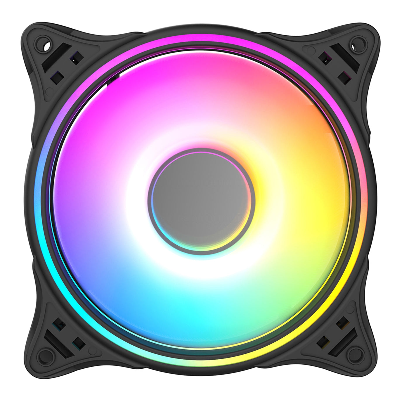 CiT Tornado FNB 120mm RGB LED Fan - High Airflow, Quiet Operation, 4-P ...