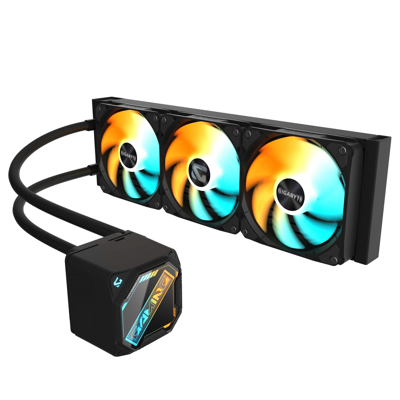 GIGABYTE GP-GIGABYTE GME 360 All-in-One Liquid CPU Cooler – 360mm Radi ...