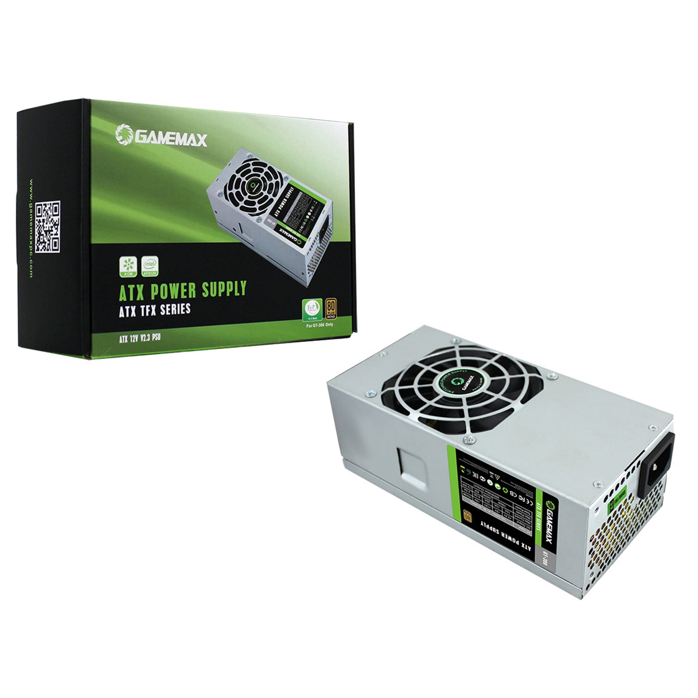 GameMax GT-300W 300W TFX Power Supply for Small Form Factor PCs, 80 Pl ...