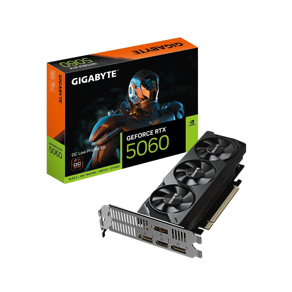 GeForce RTX 5060 OC Low Profile OC 8GB GDDR7 Graphics Card, 3840 CUDA ...