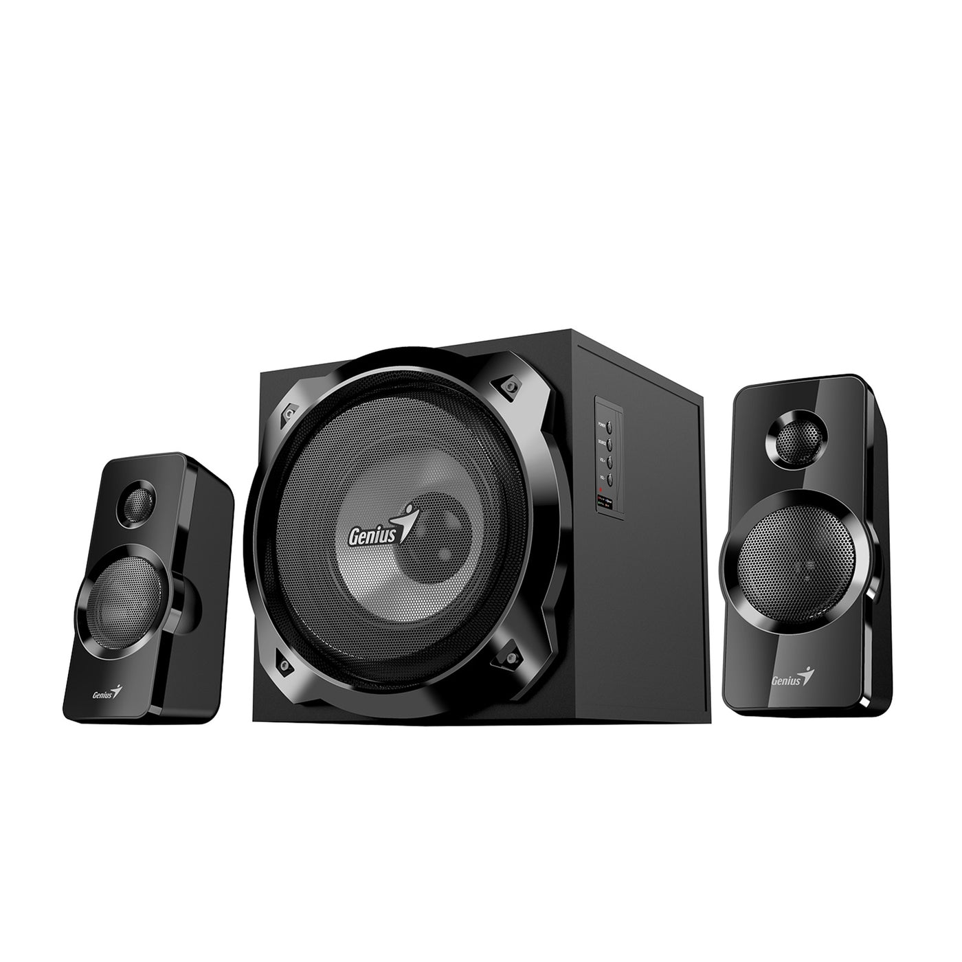 Genius SW-2.1 1850BT, 50W RMS, Bluetooth 5.3, Subwoofer, Gaming and En ...