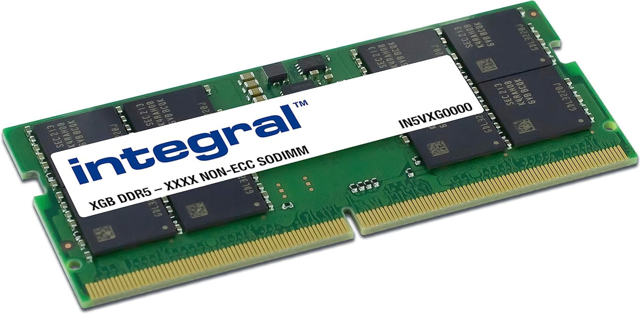 Integral 16GB SODIMM DDR5 4800MHz PC5-38400 Unbuffered Memory — Gigante ...