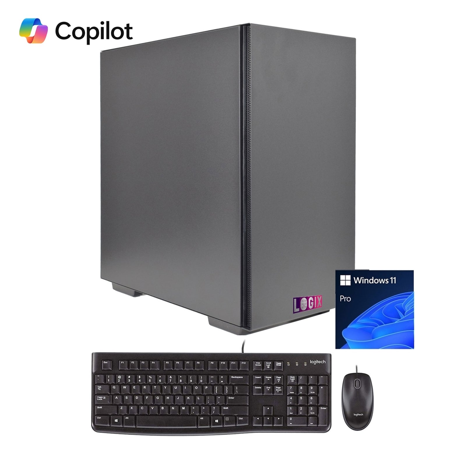 LOGIX Intel Core i3 14th Gen Quad Core 16GB RAM with 500GB SSD Wireles ...