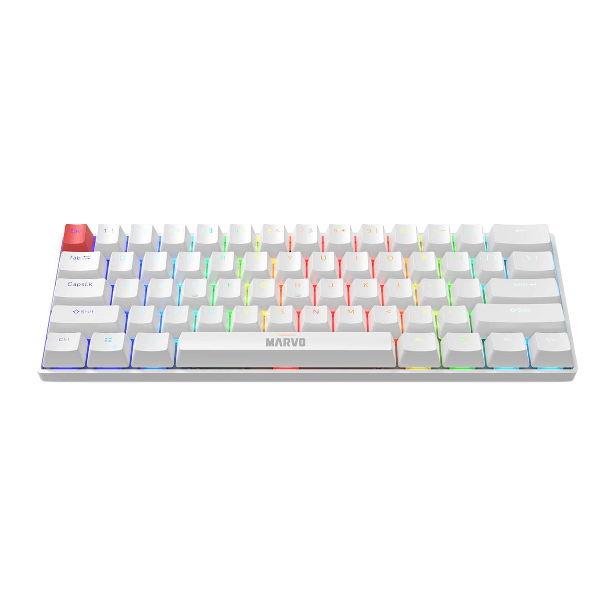 Marvo Scorpion KG933G Saber 61 Wired Mechanical RGB 60% UK Layout Gami ...