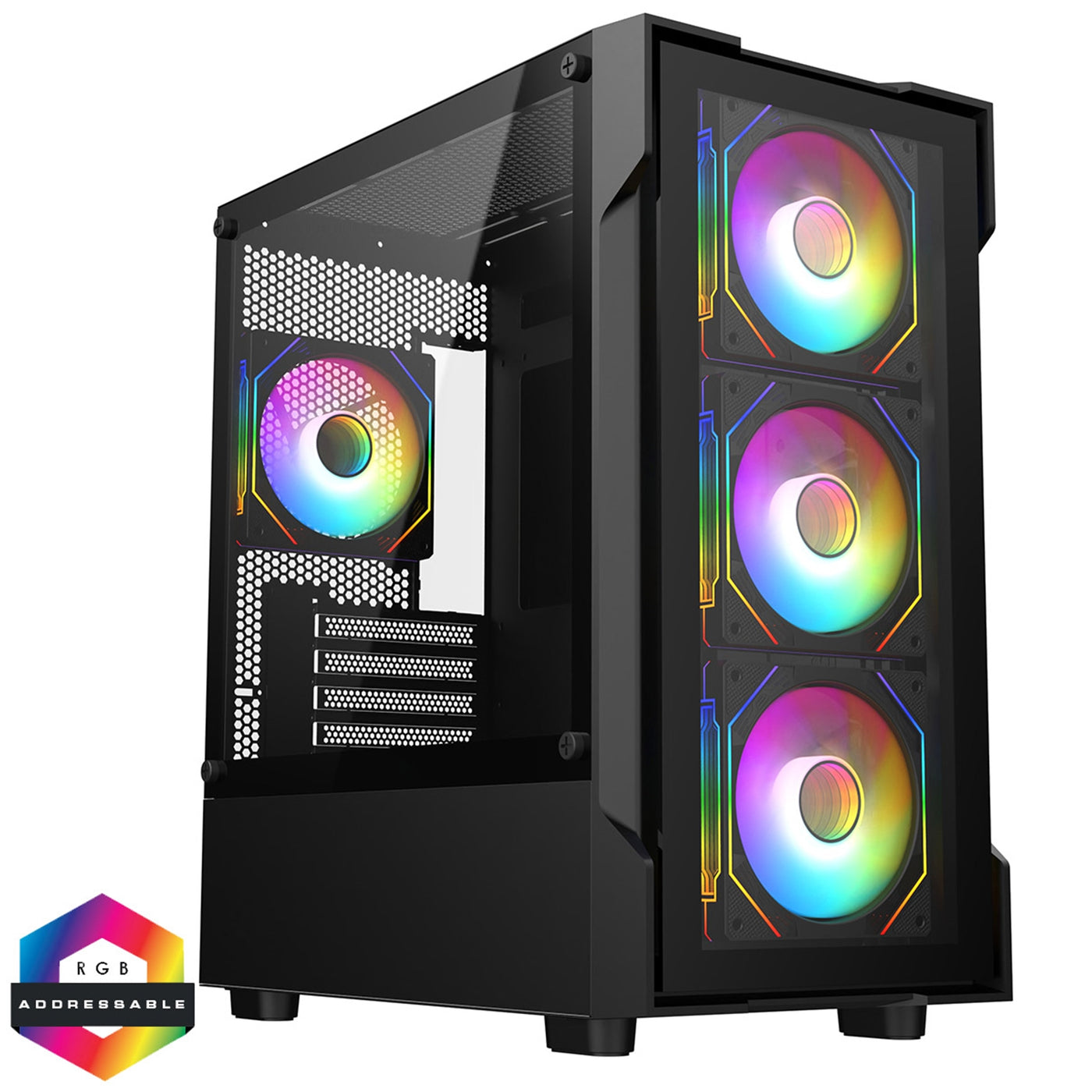 RGB Gaming Build - AMD Ryzen 5 5500 6 Core 12 Thread, 3.60GHz (4.20GHz ...