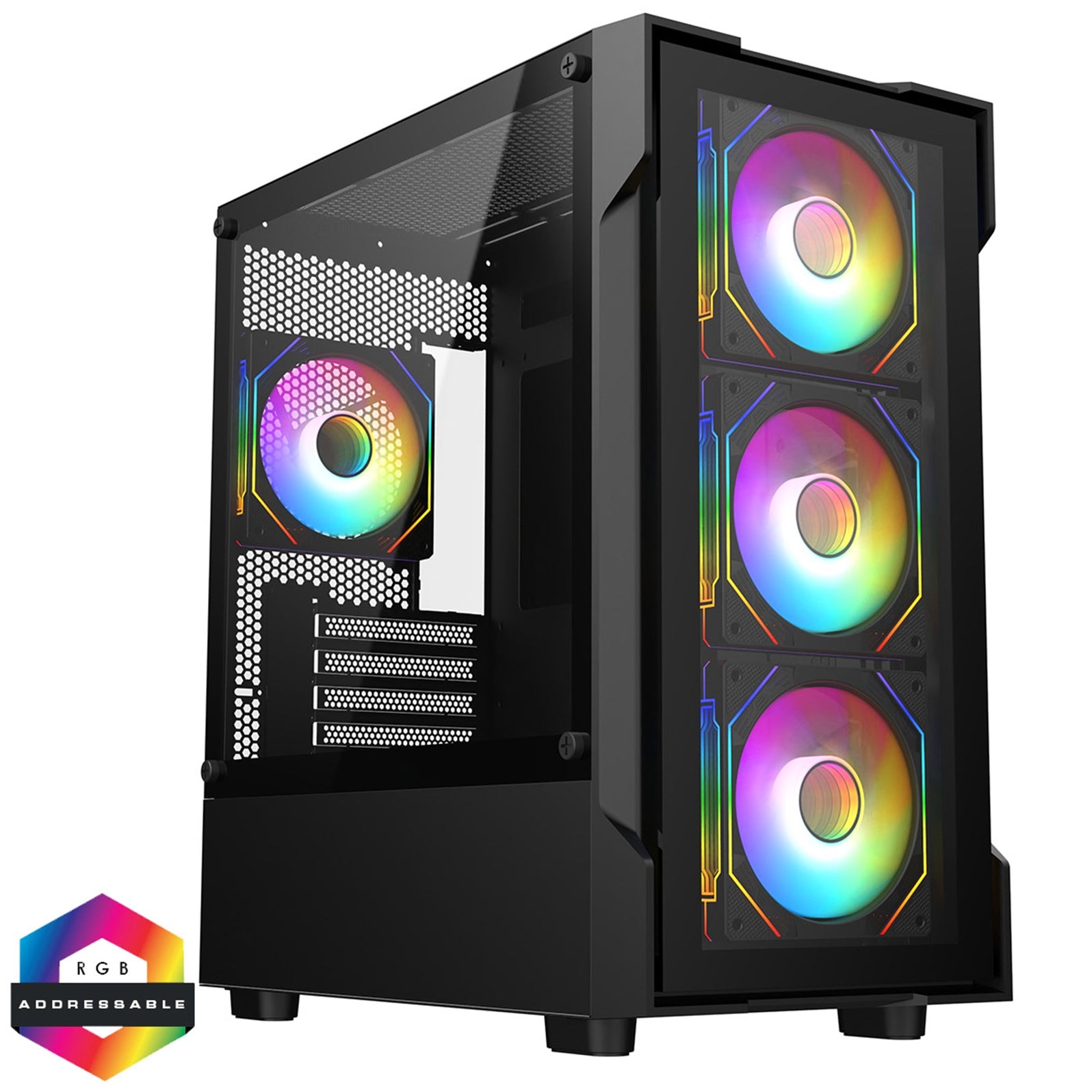RGB Gaming Build - AMD Ryzen 5 5500 6 Core 12 Thread, 3.60GHz (4.20GHz ...