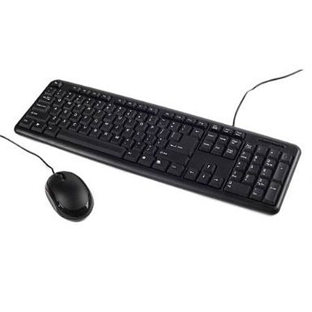 Spire LK-500 Wired Keyboard and Mouse Desktop Kit, USB, Multimedia, Re ...