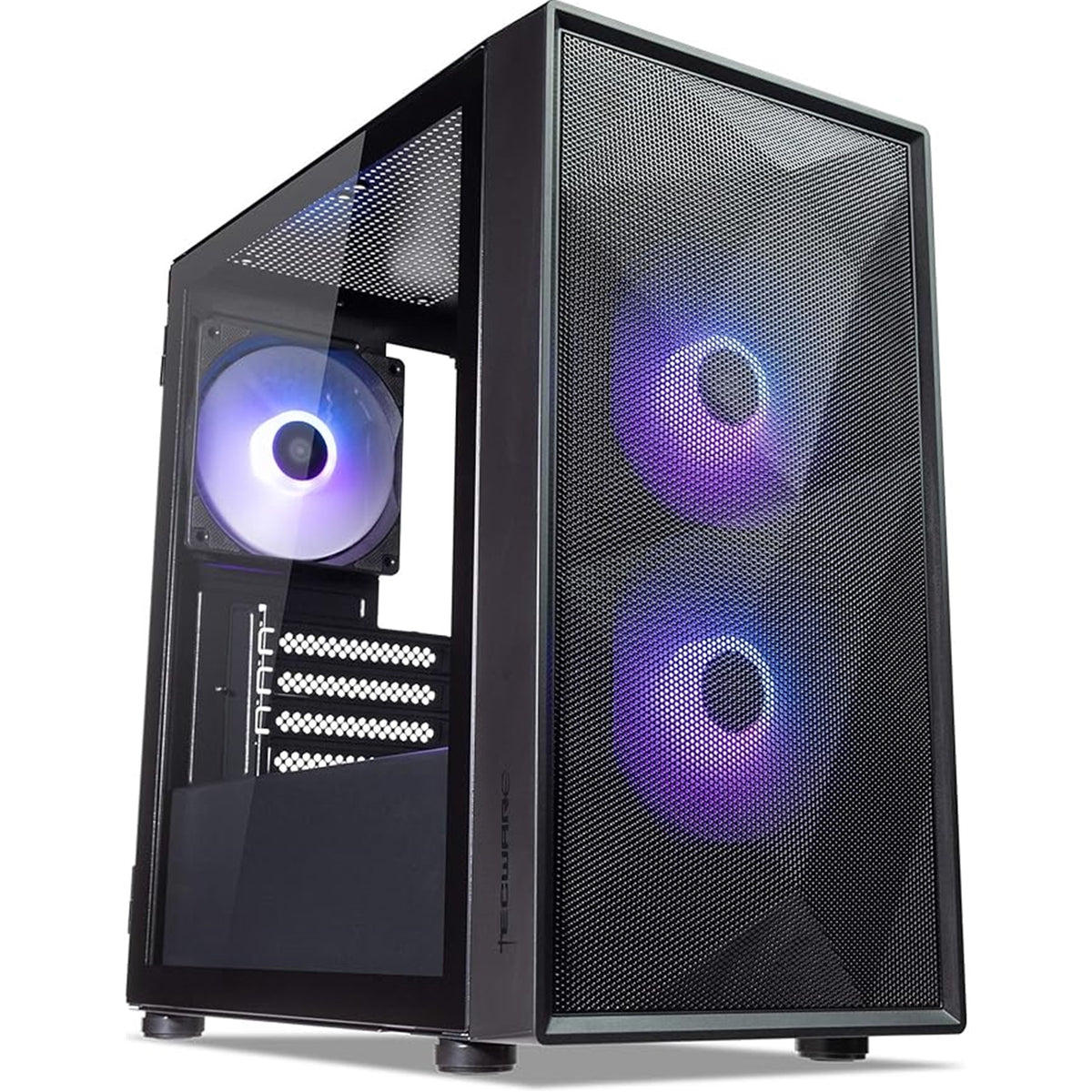 TecWare Forge M2 Mini Tower RGB Case Black — Gigante Computers