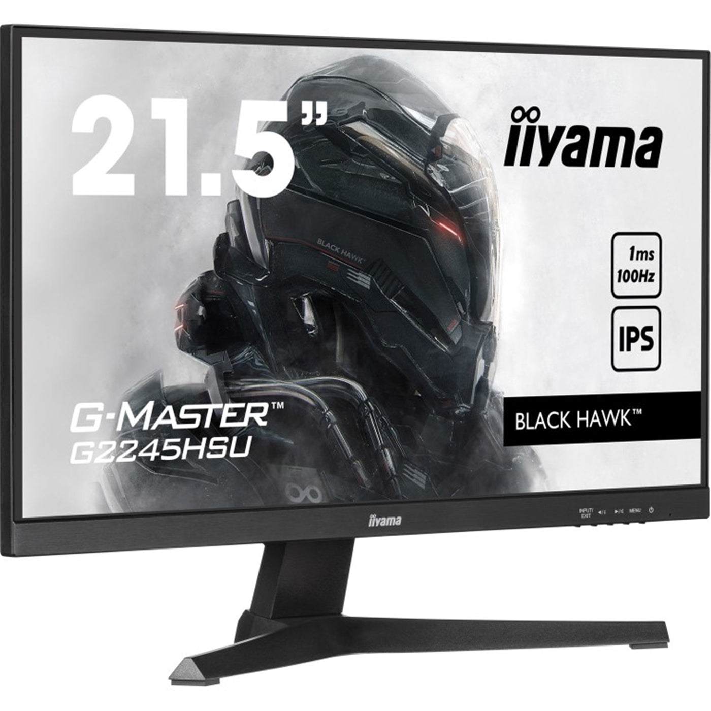 iiyama G-MASTER G2245HSU-B2 22 inch IPS Monitor, Full HD, 1ms, HDMI, D ...