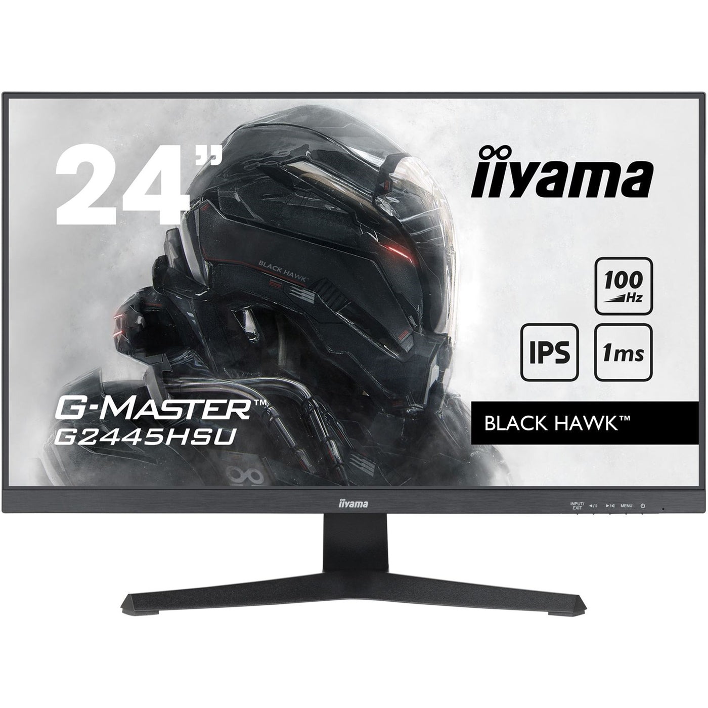 iiyama G-MASTER G2445HSU-B1 24 inch IPS Monitor, Full HD, 1ms, HDMI, D ...